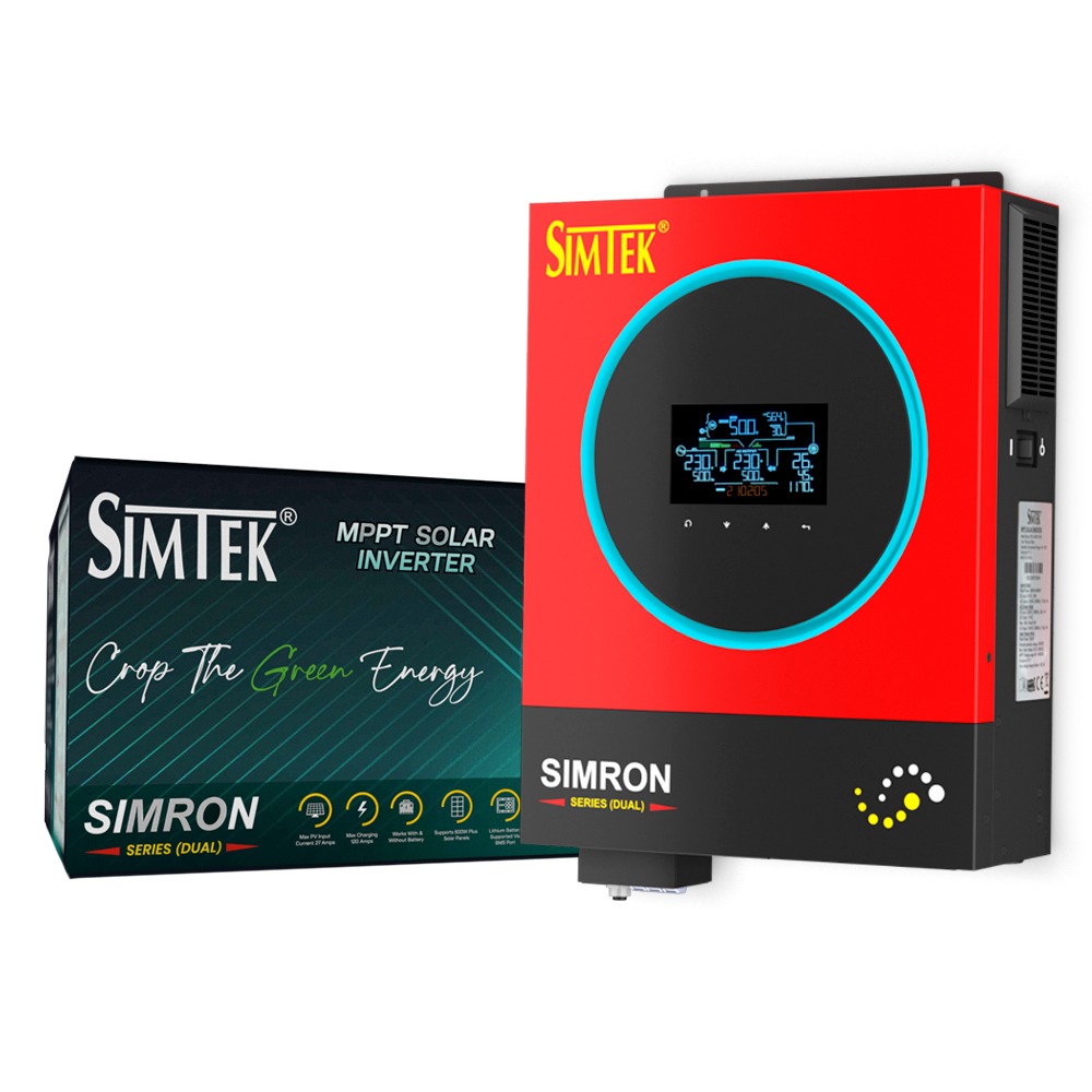Simtek SIMRON (DUAL) 4KW-24V Solar Inverter – Simtek Power Services
